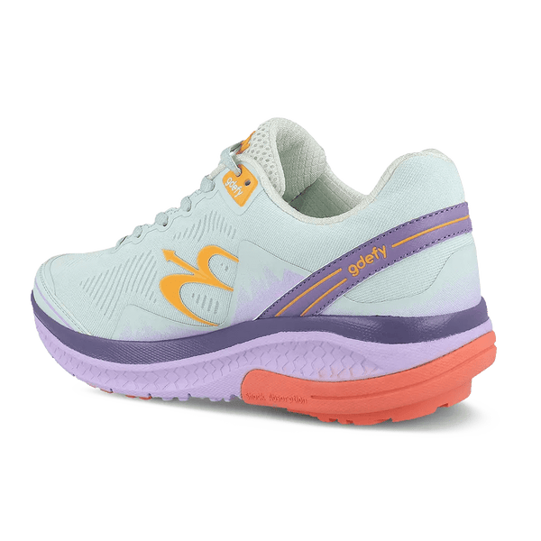 Buy Women’s Mighty Walk Mint & Purple Walking Shoes – G-defy